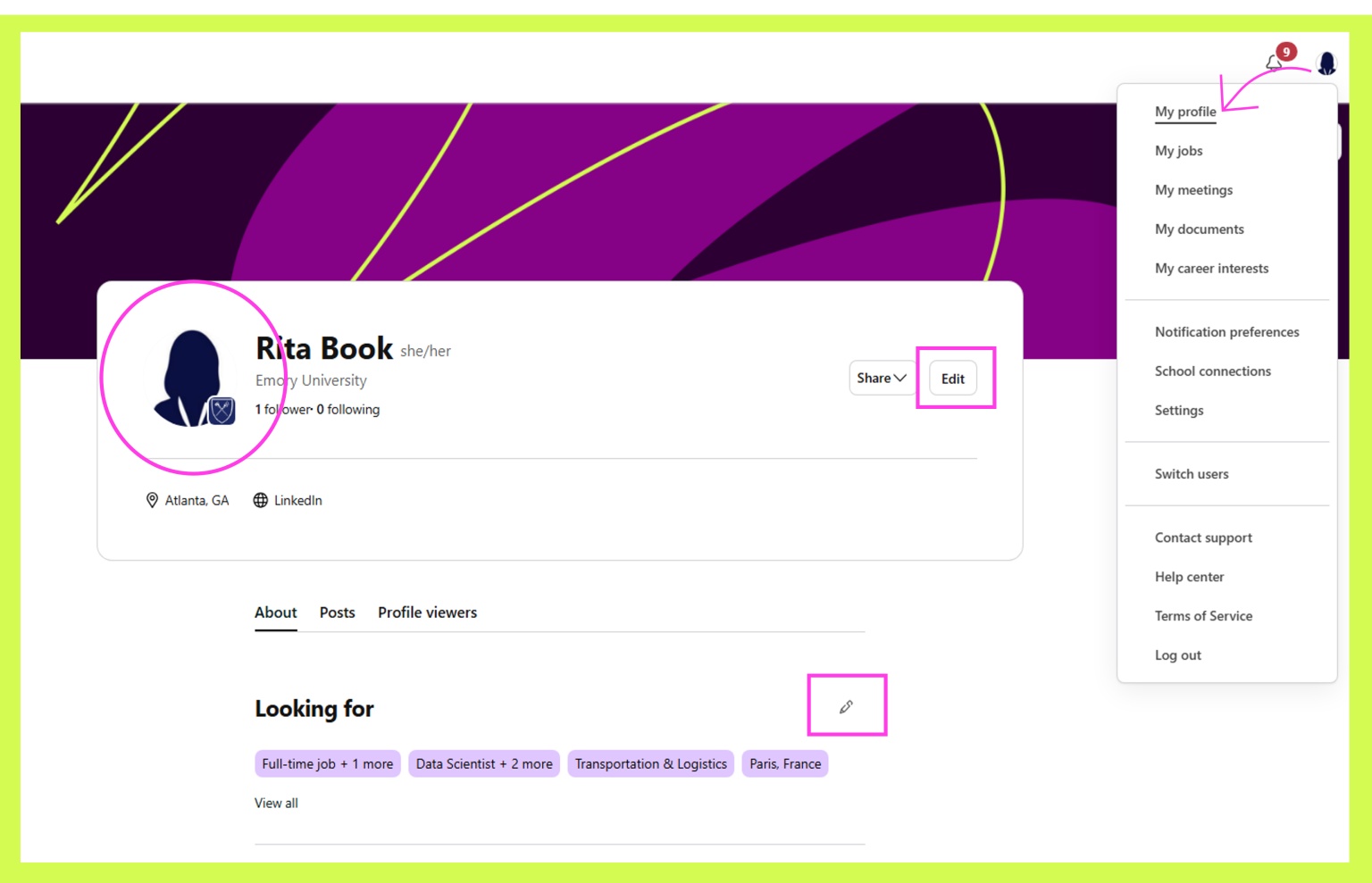 Design an Impactful Handshake Profile – Career and Professional ...