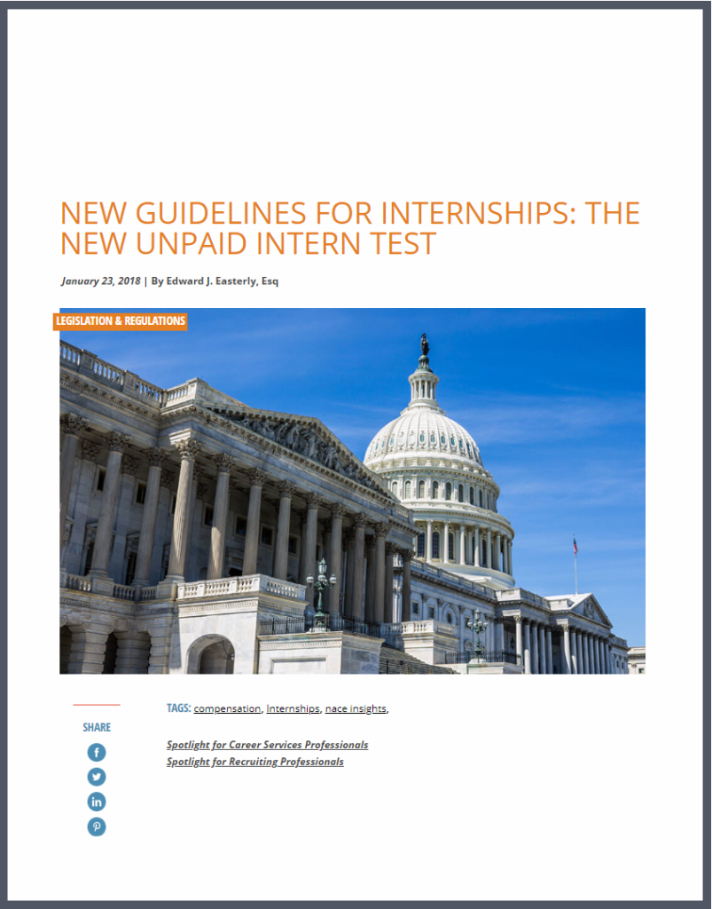 Internship Resources – Career Services