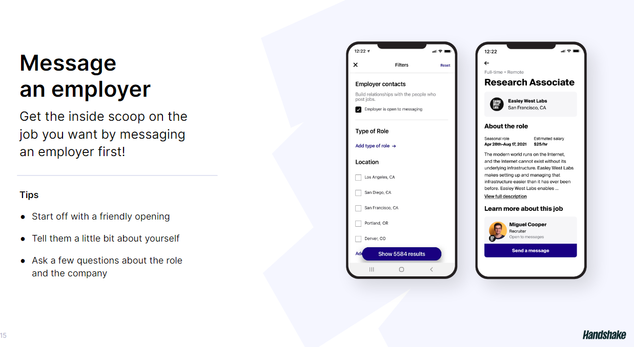 Handshake – Career Services