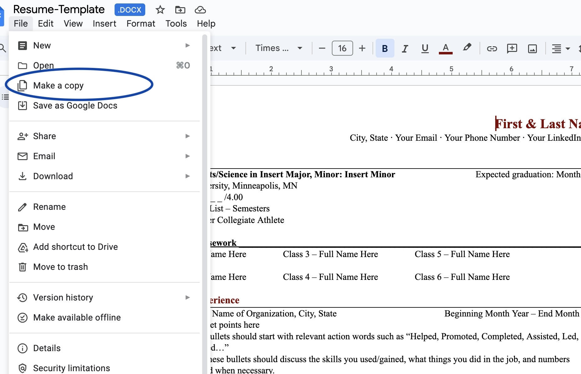 Tech Tips: View-only Google Docs – Strommen Center for Meaningful Work Augsburg University
