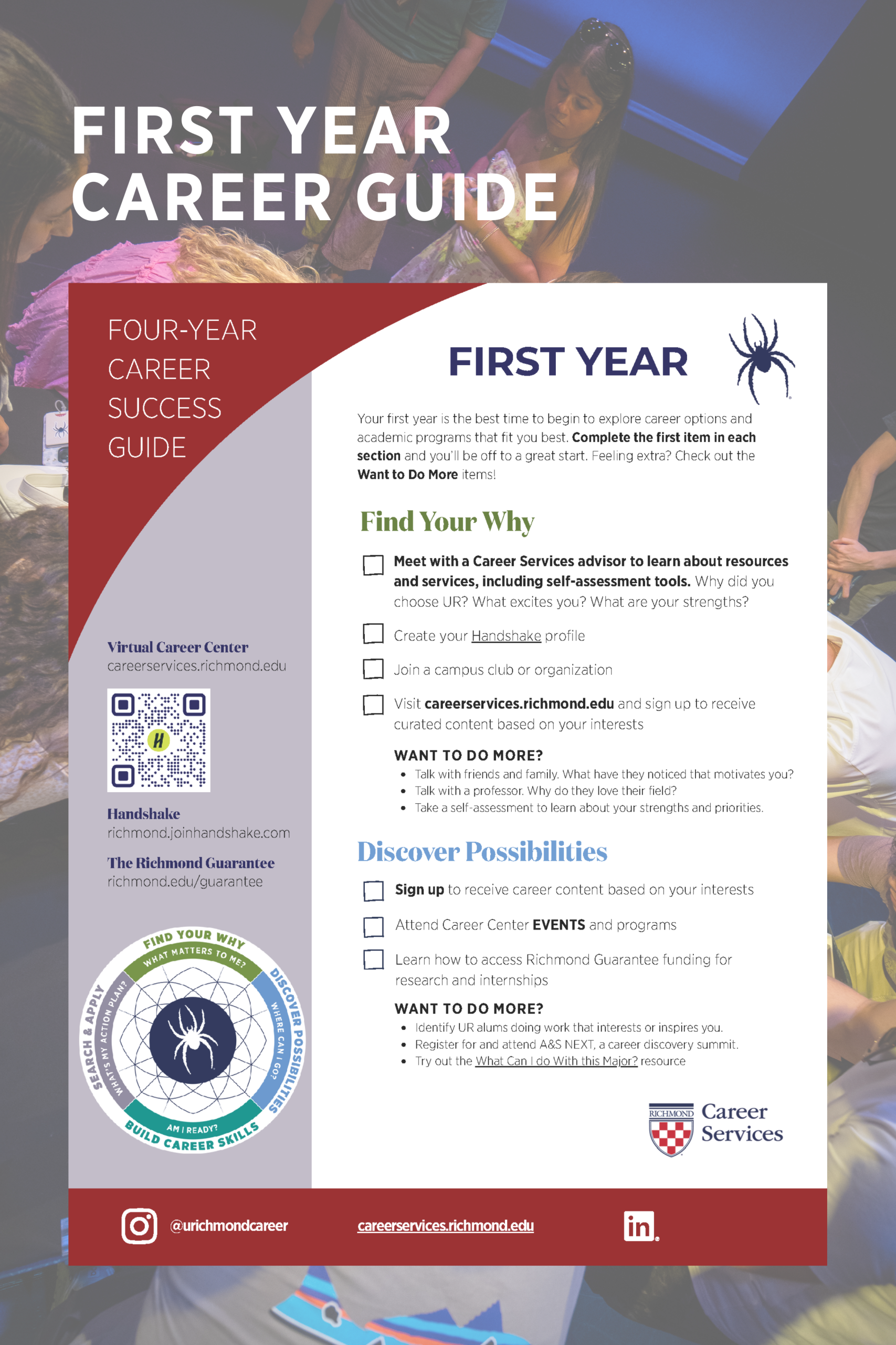 Four-year career success guides – Career Services | University of Richmond