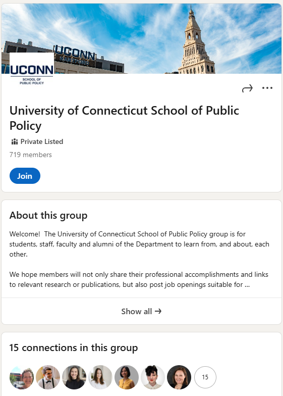 Using LinkedIn – UConn Center for Career Readiness and Life Skills