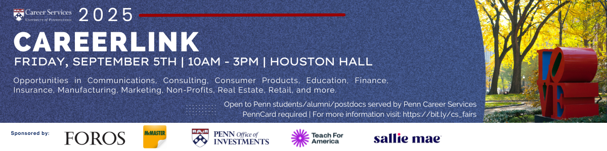 2025 CareerLink | Employer – Career Services | University of Pennsylvania